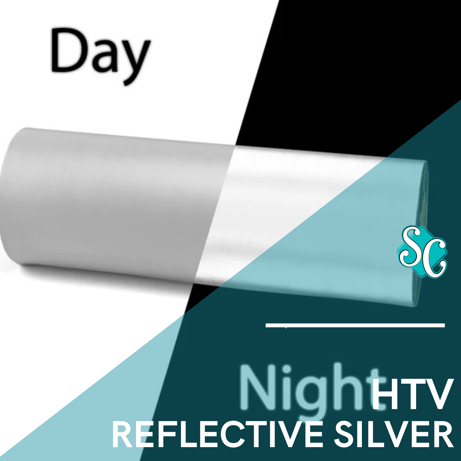 Reflective Silver HTV (20") - HTV Reflectivo